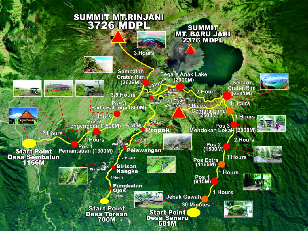 Rinjani Trekking Senaru : For Mt Rinjani Tour Service Organizer